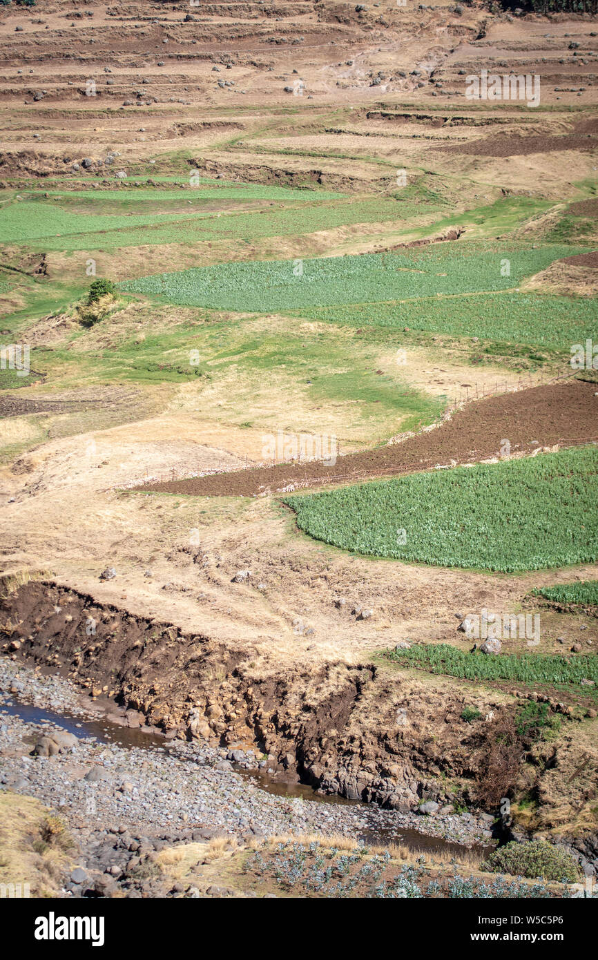 Farming the dry riverbed hi-res stock photography and images - Alamy