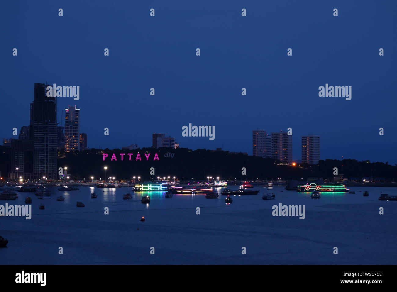Panoramic cityscape pattaya hi-res stock photography and images - Alamy