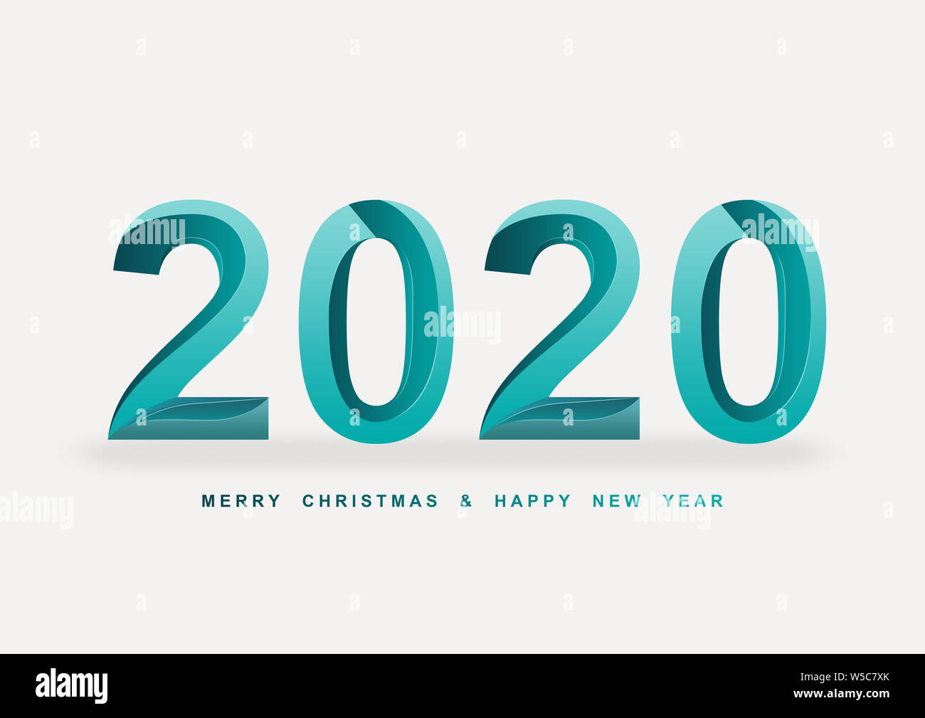2020 new year green font background Stock Photo - Alamy