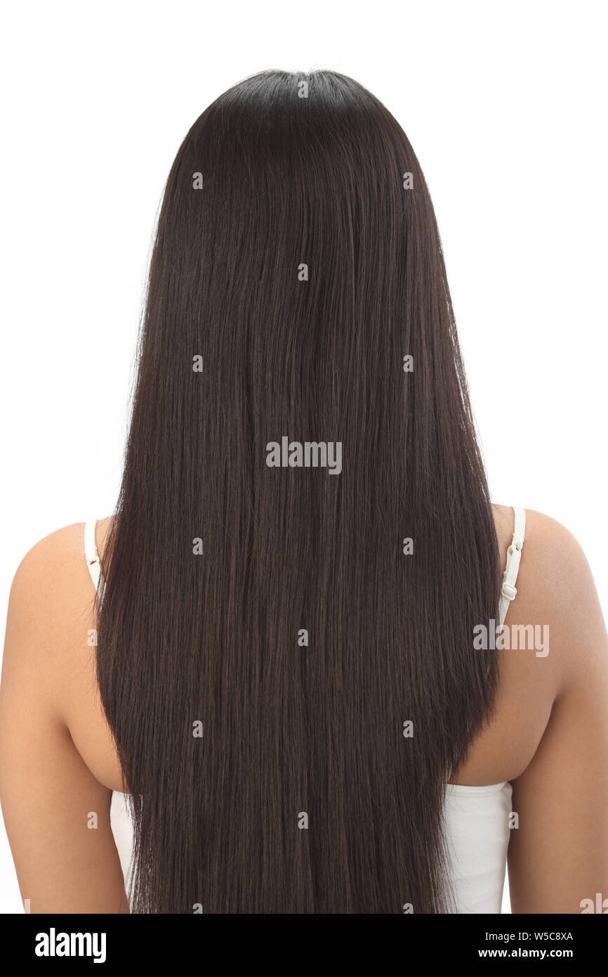 Long Straight Hair Back View