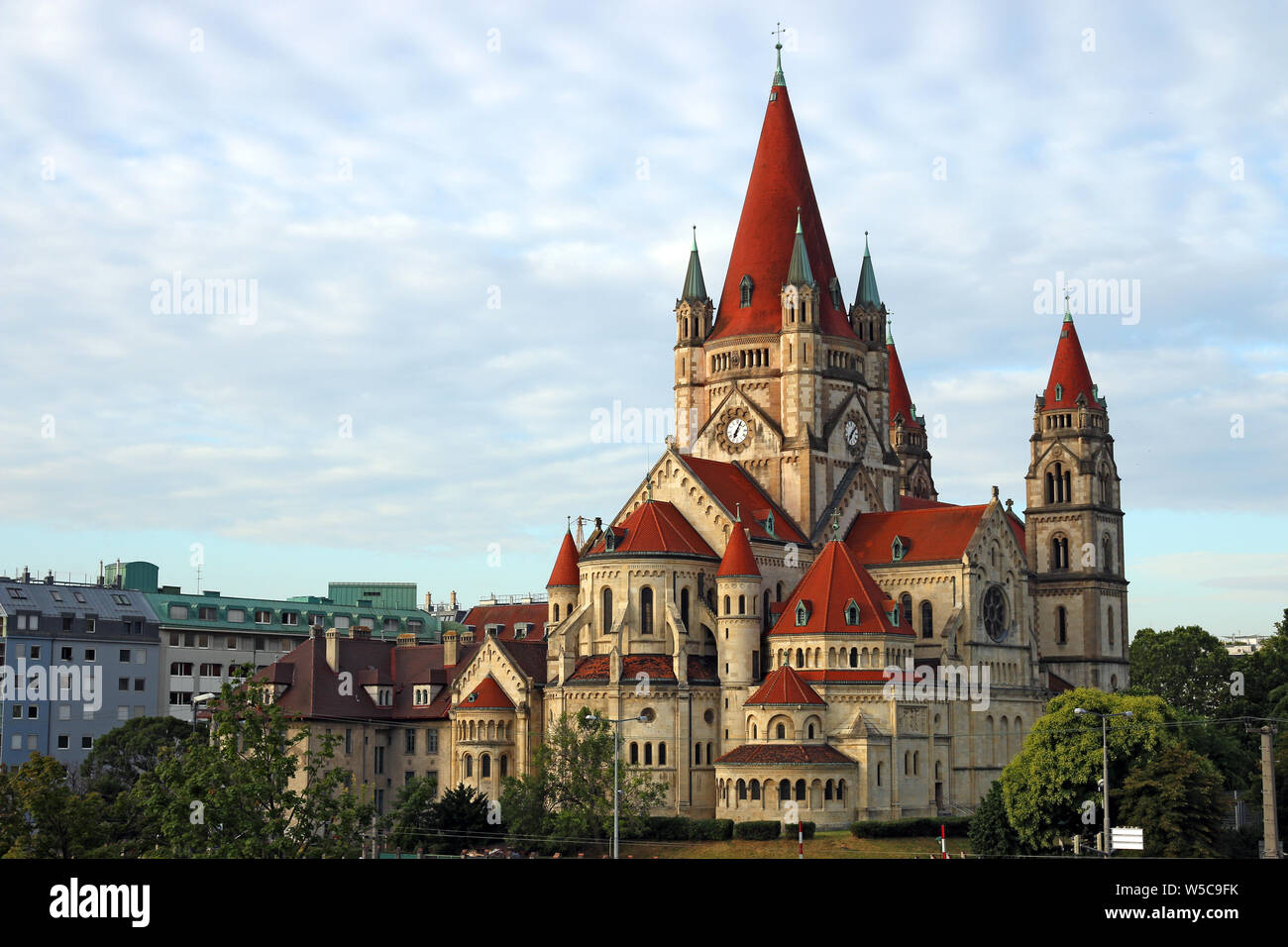 Saint Francis of Assisi Church Vienna Austria Stock Photo - Alamy