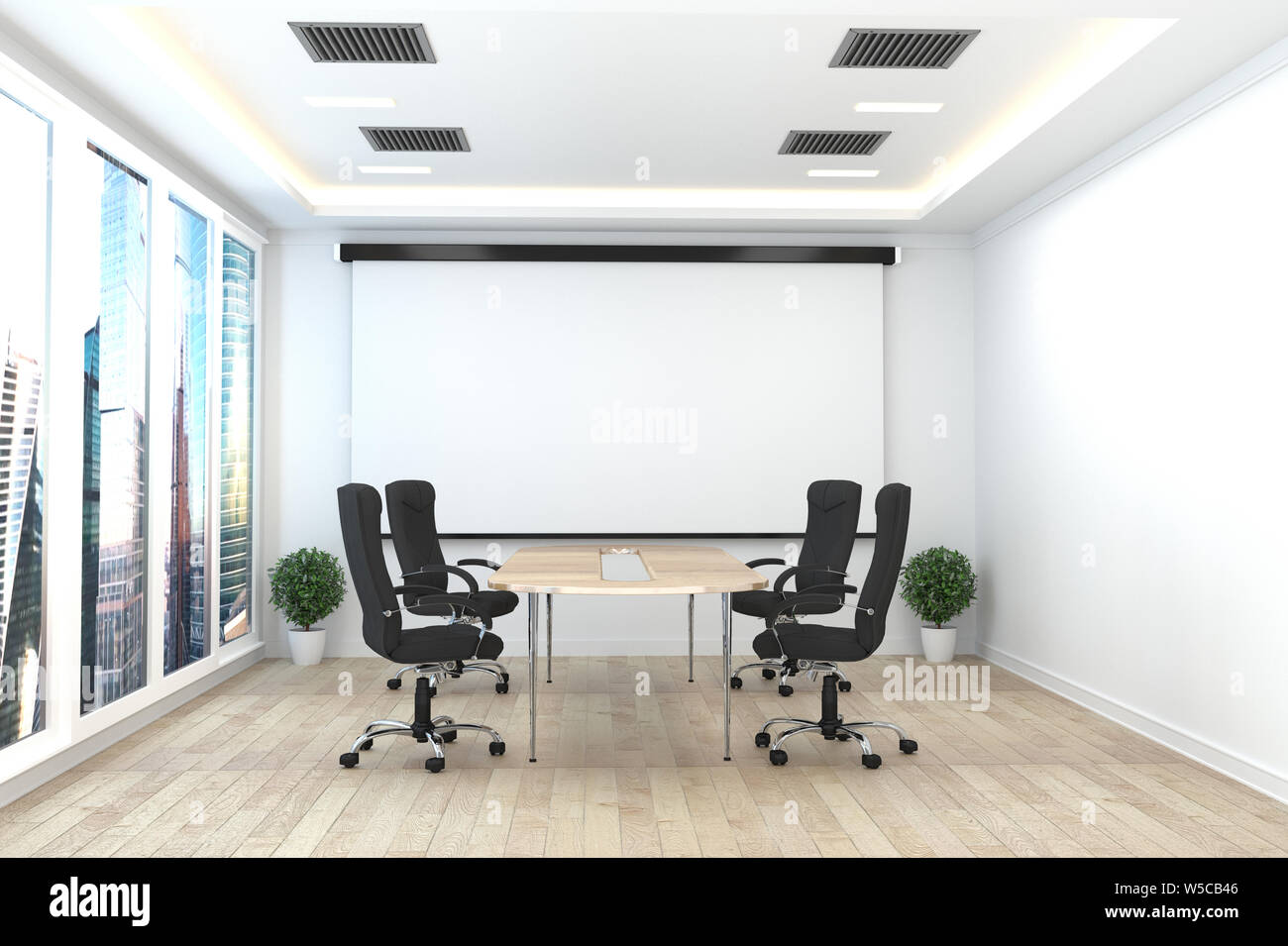 Modern Corporate Boardroom