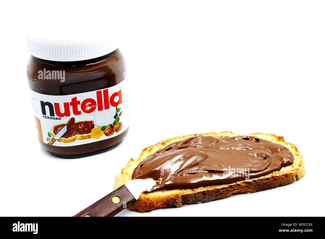 Nutella pot Cut Out Stock Images & Pictures - Alamy