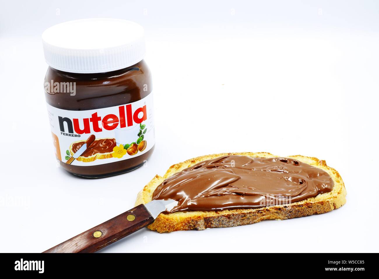 Nutella pot hi-res stock photography and images - Alamy
