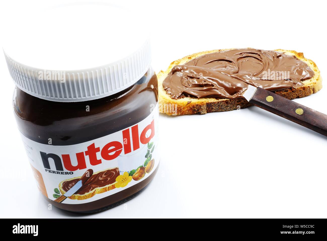 Nutella and kinder chocolate Cut Out Stock Images & Pictures - Alamy