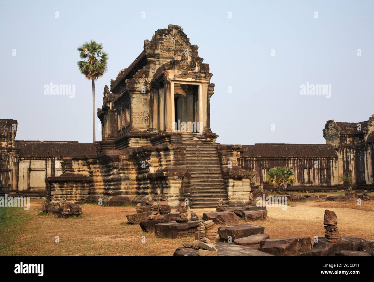 Library of Angkor Wat - Capital temple. Siem Reap province. Cambodia ...