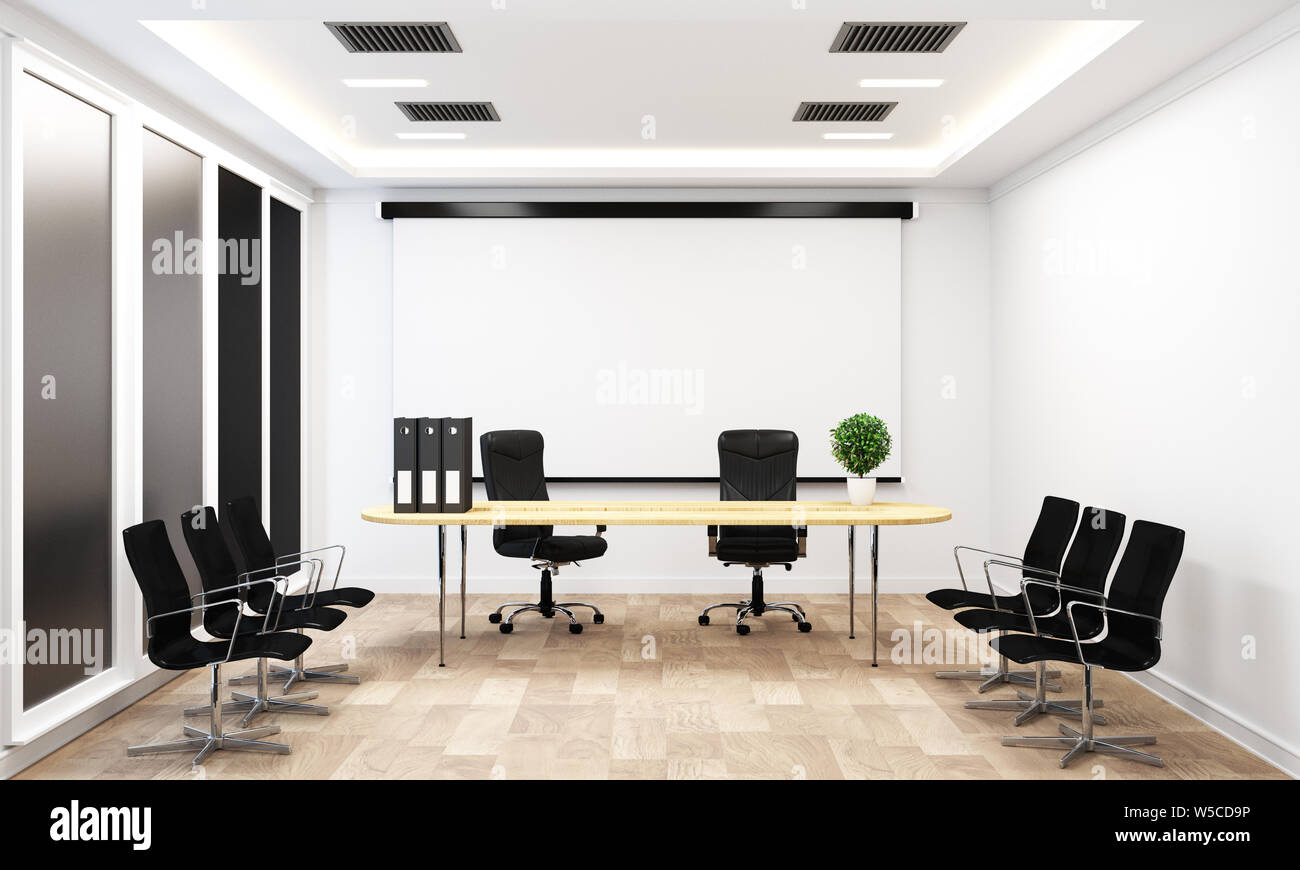Modern Corporate Boardroom