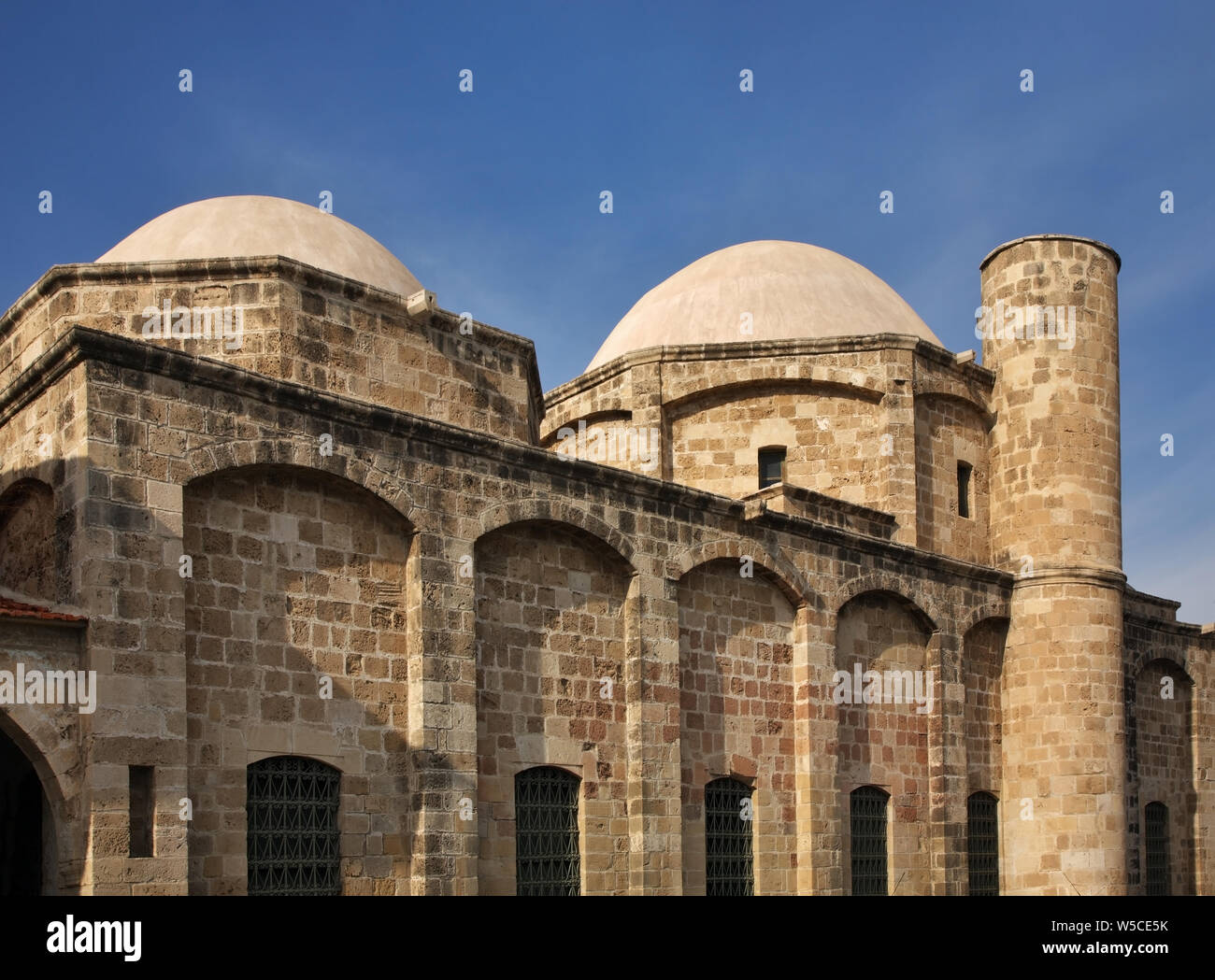 Religion building exterior facade larnaca old hi-res stock photography ...