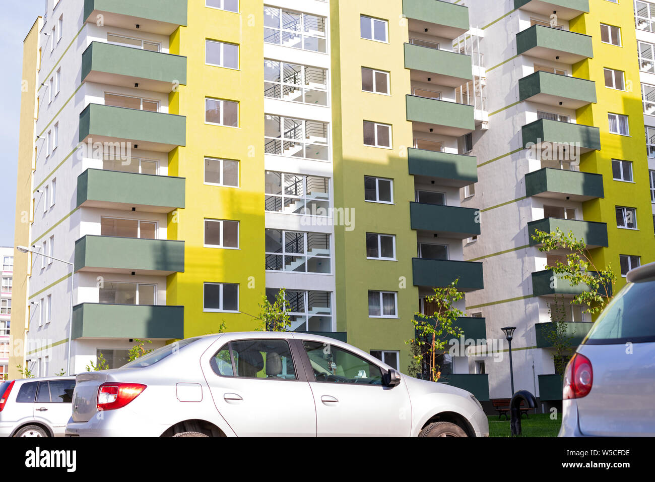 New apartment blocks parking hi-res stock photography and images - Alamy