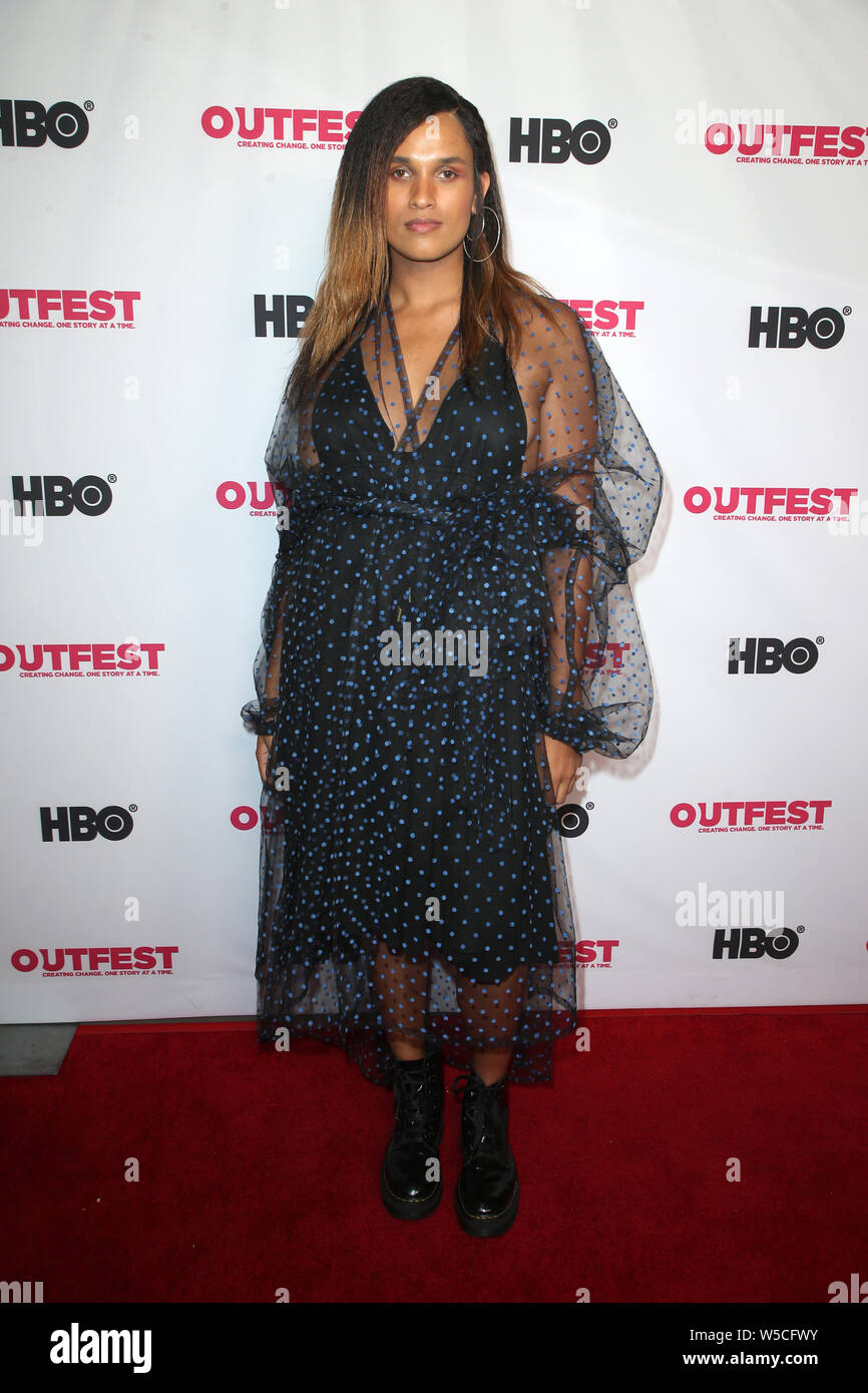 Hollywood, USA. 27th July, 2019. Davian Spain, at The 2019 Outfest Los ...