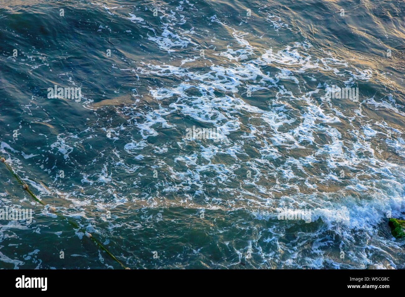 sea waves foam sea top view. Beauty nature background. Vacation, summer ...