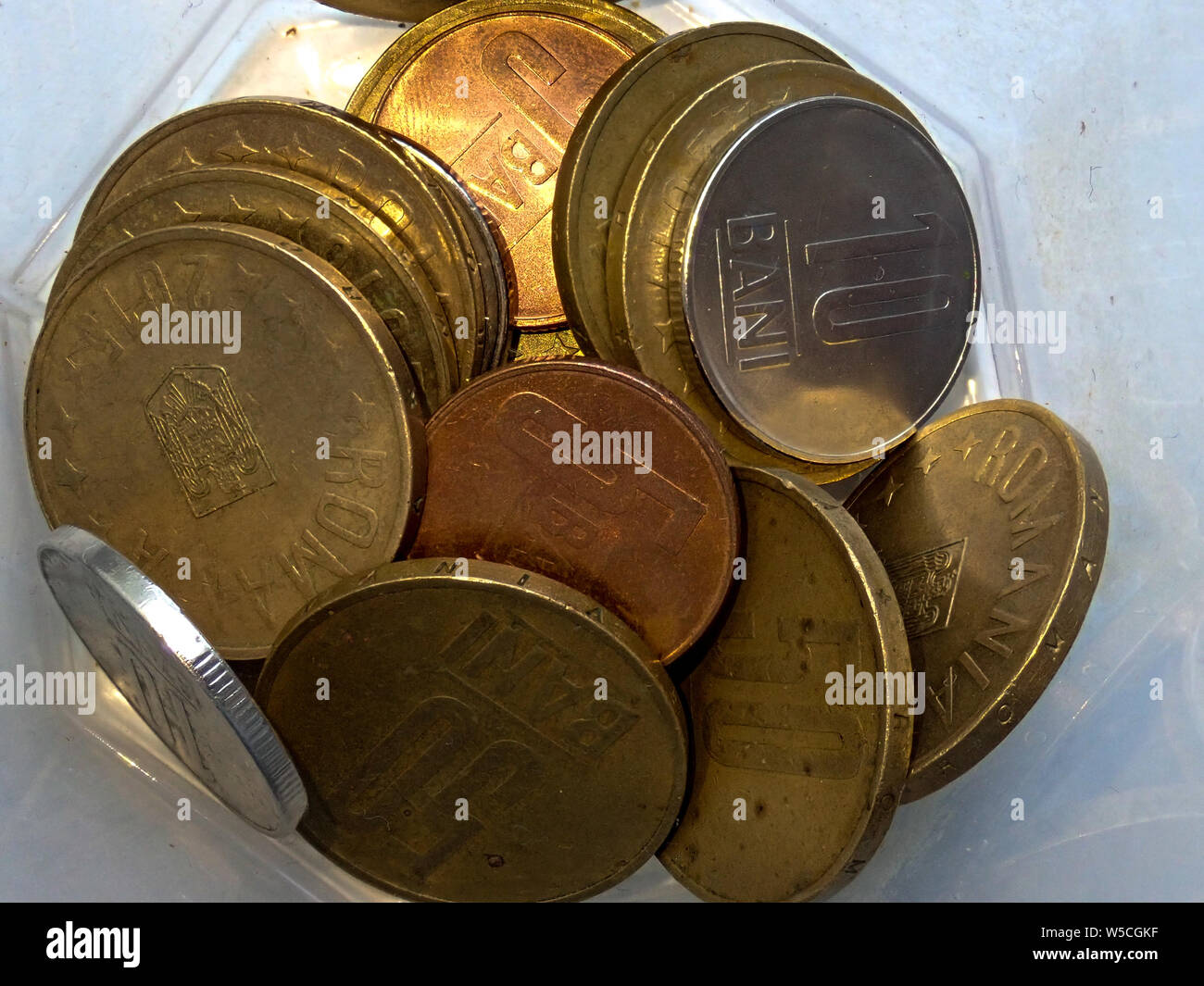 Romania coins hi-res stock photography and images - Alamy