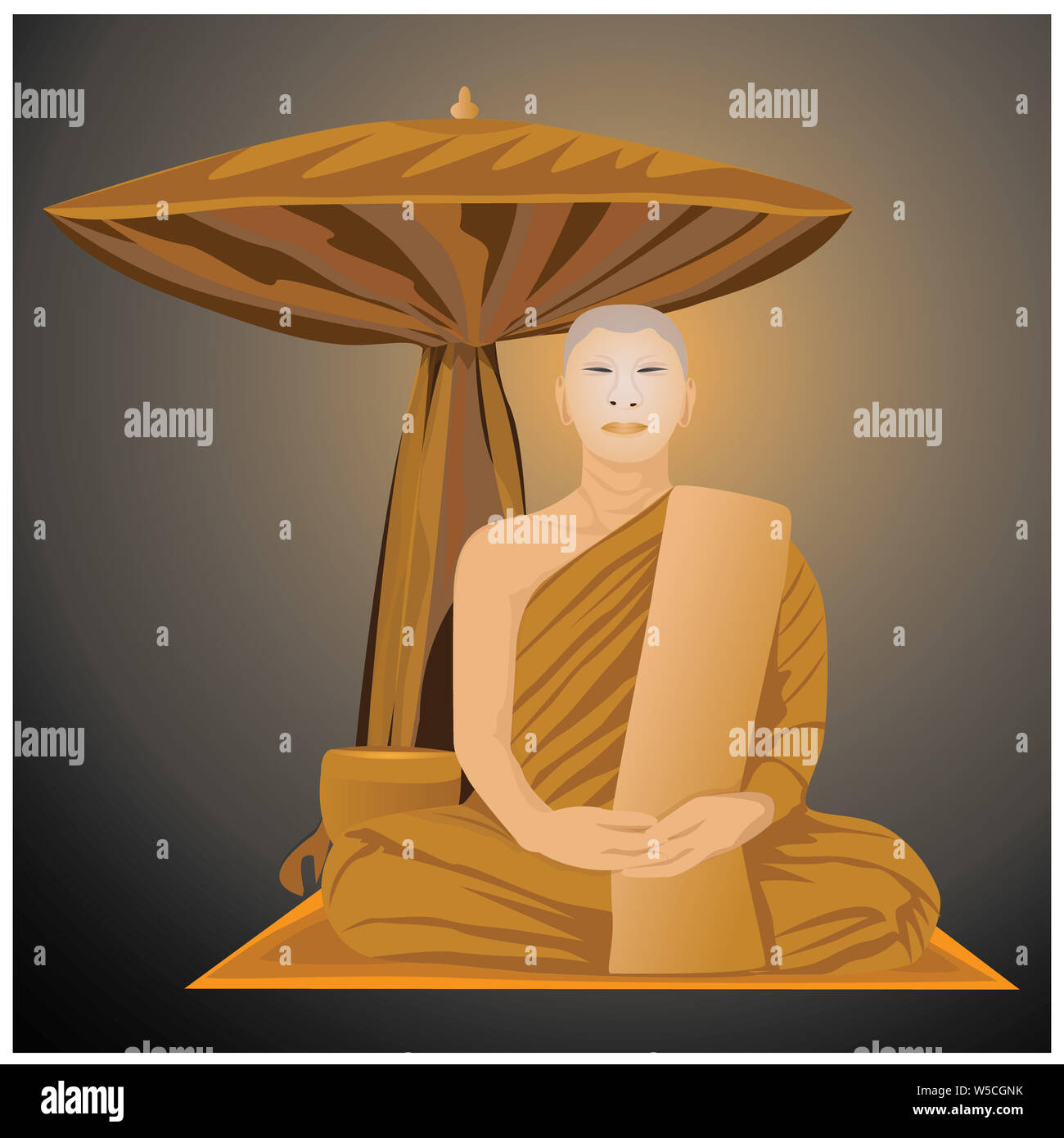 Novice and monk Cut Out Stock Images & Pictures - Alamy