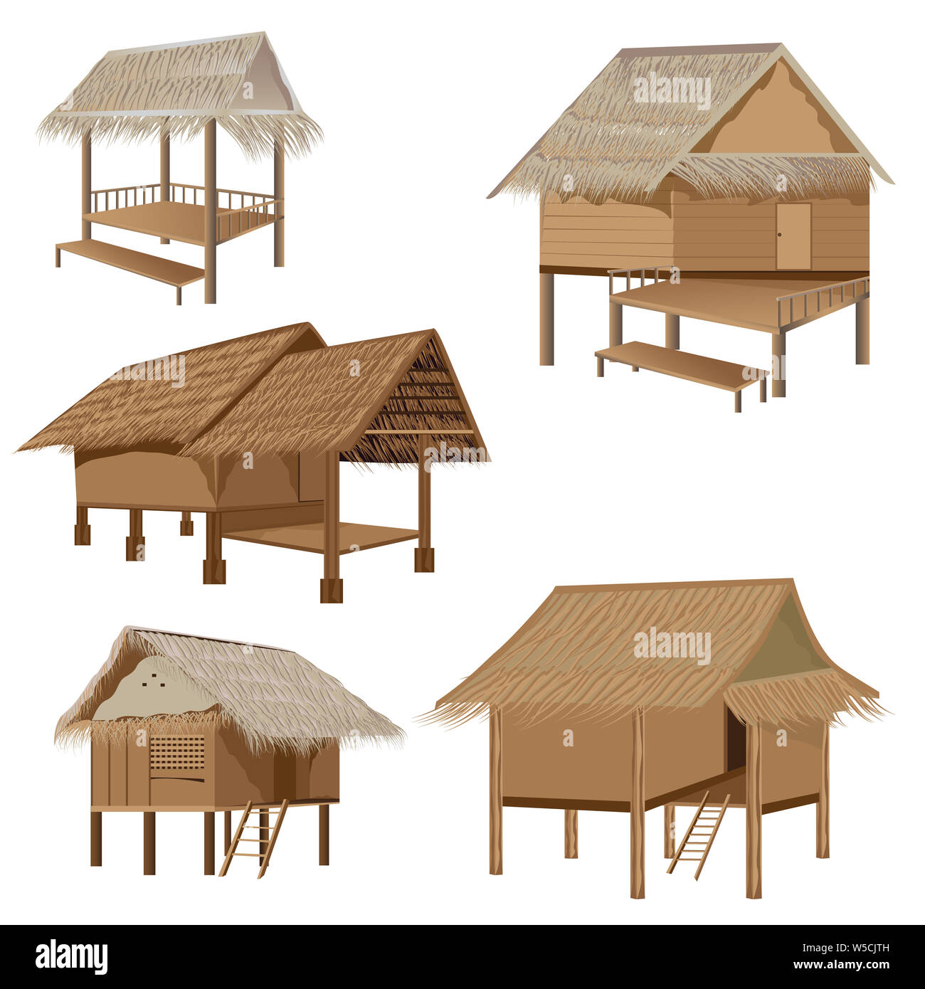 Hut Roof Vector