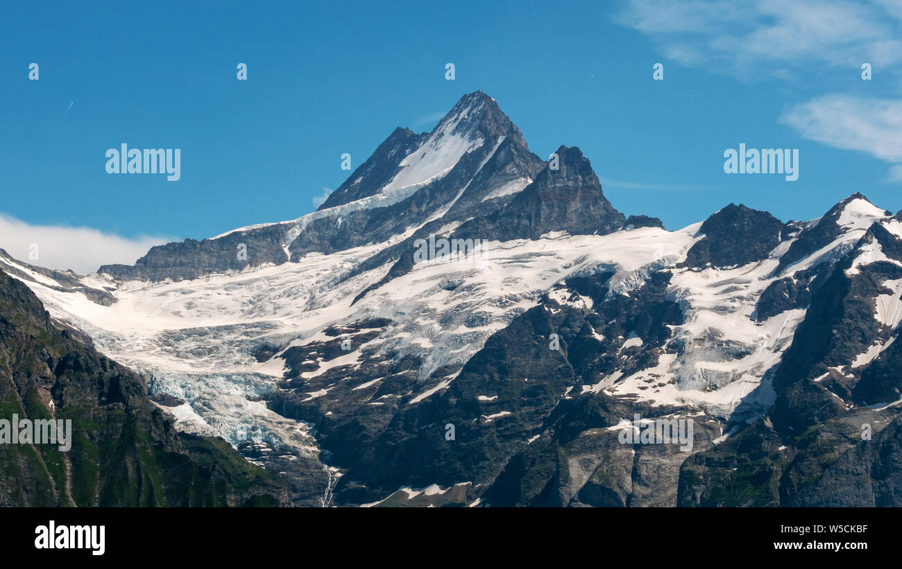 The swiss alps in Bernese Oberland Stock Photo - Alamy