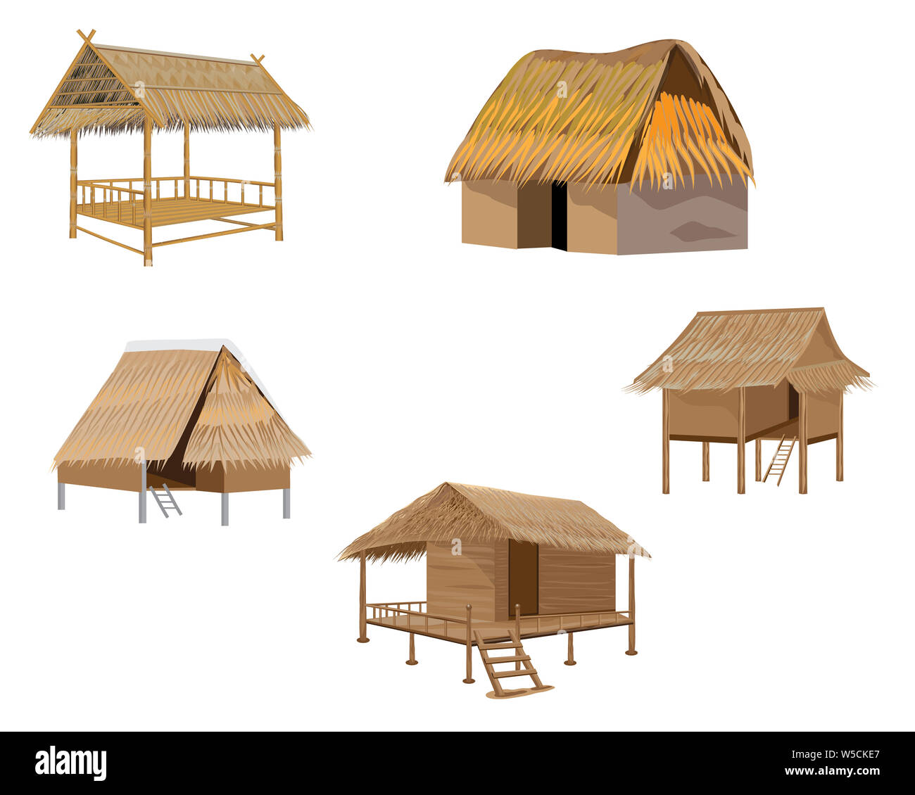 Hut Roof Vector