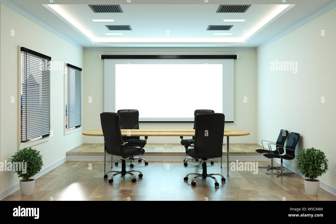 Modern Corporate Boardroom