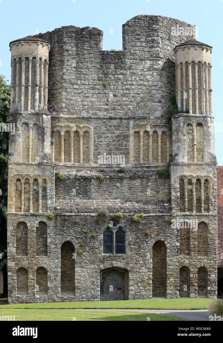 St. Mary's Abbey, also known as Malling Abbey, in West Malling, Kent ...