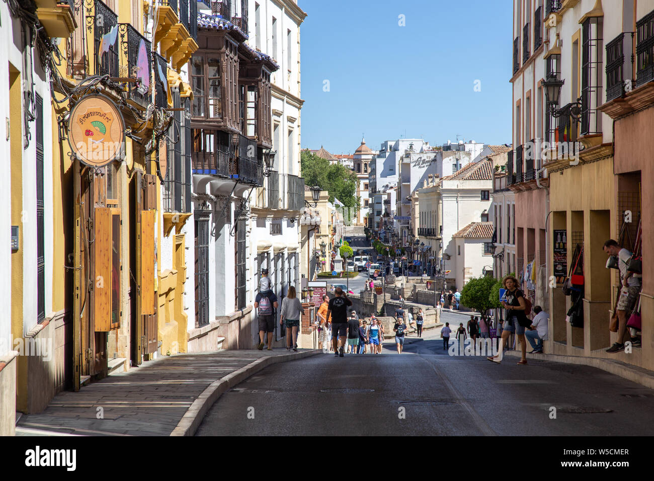 Charming Streets of Ronda, Spain Stock Photo - Alamy