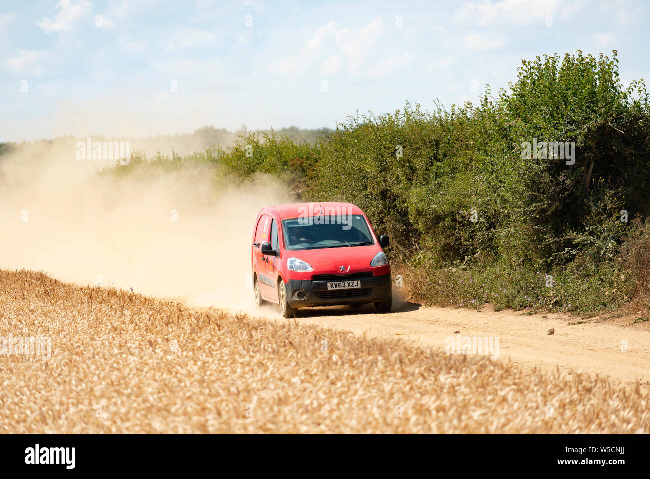 Rural post delivery van hi-res stock photography and images - Alamy