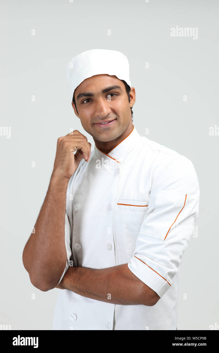 Portrait of a chef Stock Photo - Alamy