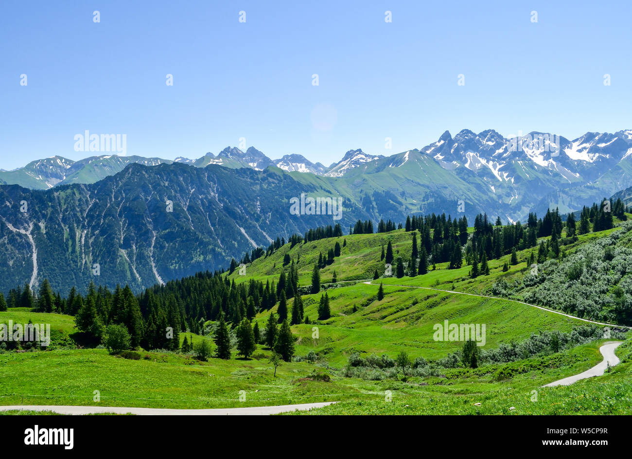 Idyllic mountain landscape in bavaria hi-res stock photography and ...