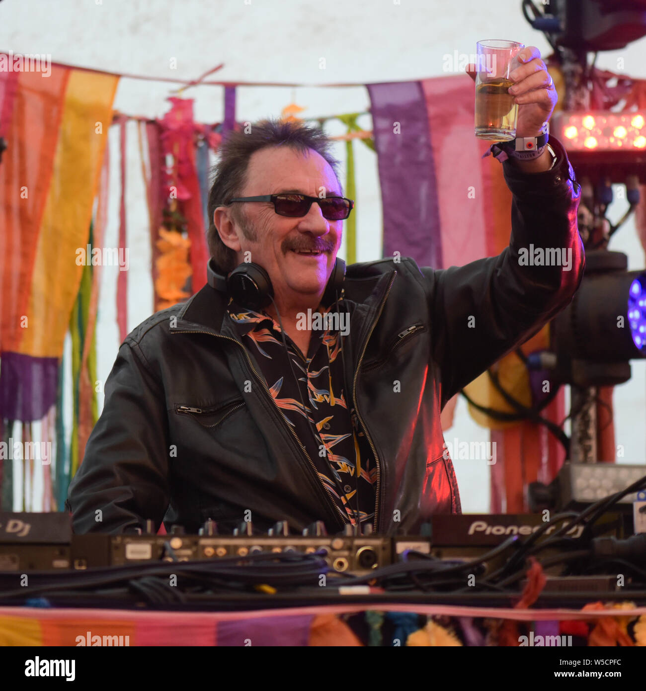 Paul Chuckle - Chuckle Brothers - Camp Bestival 2019 DJ Set Stock Photo ...