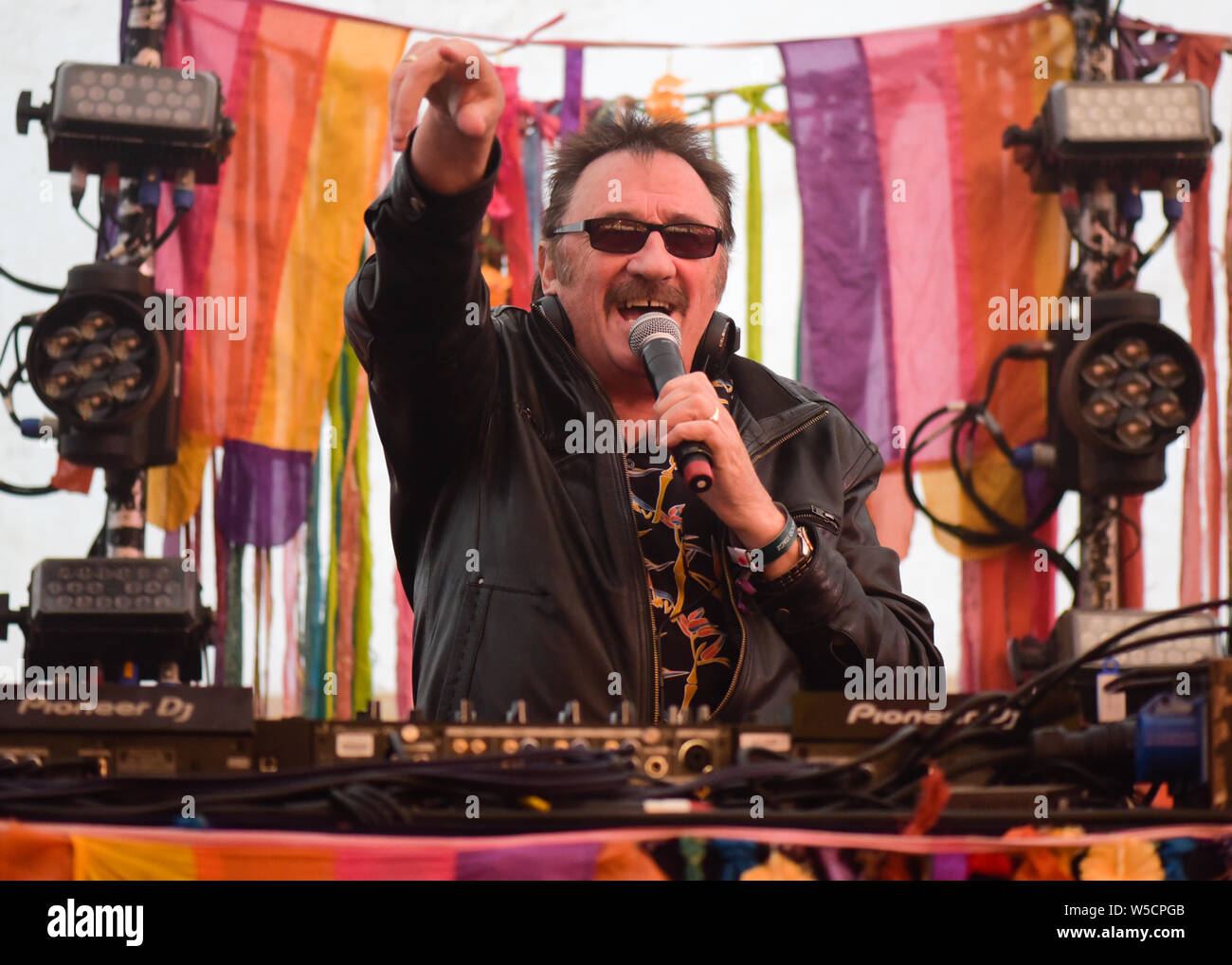 Paul Chuckle - Chuckle Brothers - Camp Bestival 2019 DJ Set Stock Photo ...