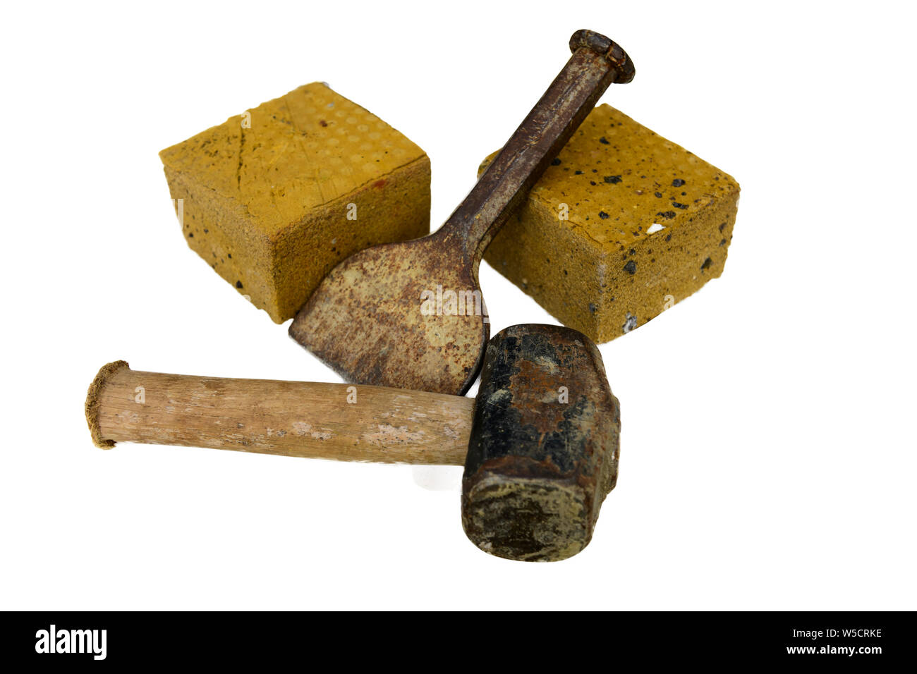 Bricklaying tools hi-res stock photography and images - Alamy