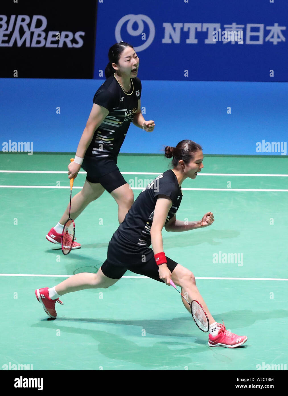 Tokyo, Japan. 28th July, 2019. Kim So Yeong (Front)/Kong Hee Yong of ...