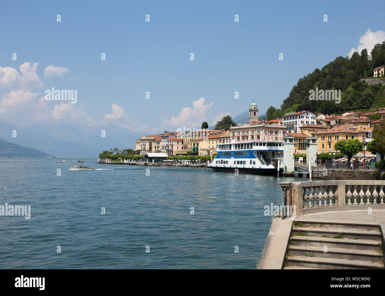 BELLAGIO, ITALY, JUNE 19, 2019 - View of Bellagio, a small village on Como lake, Italy Stock ...