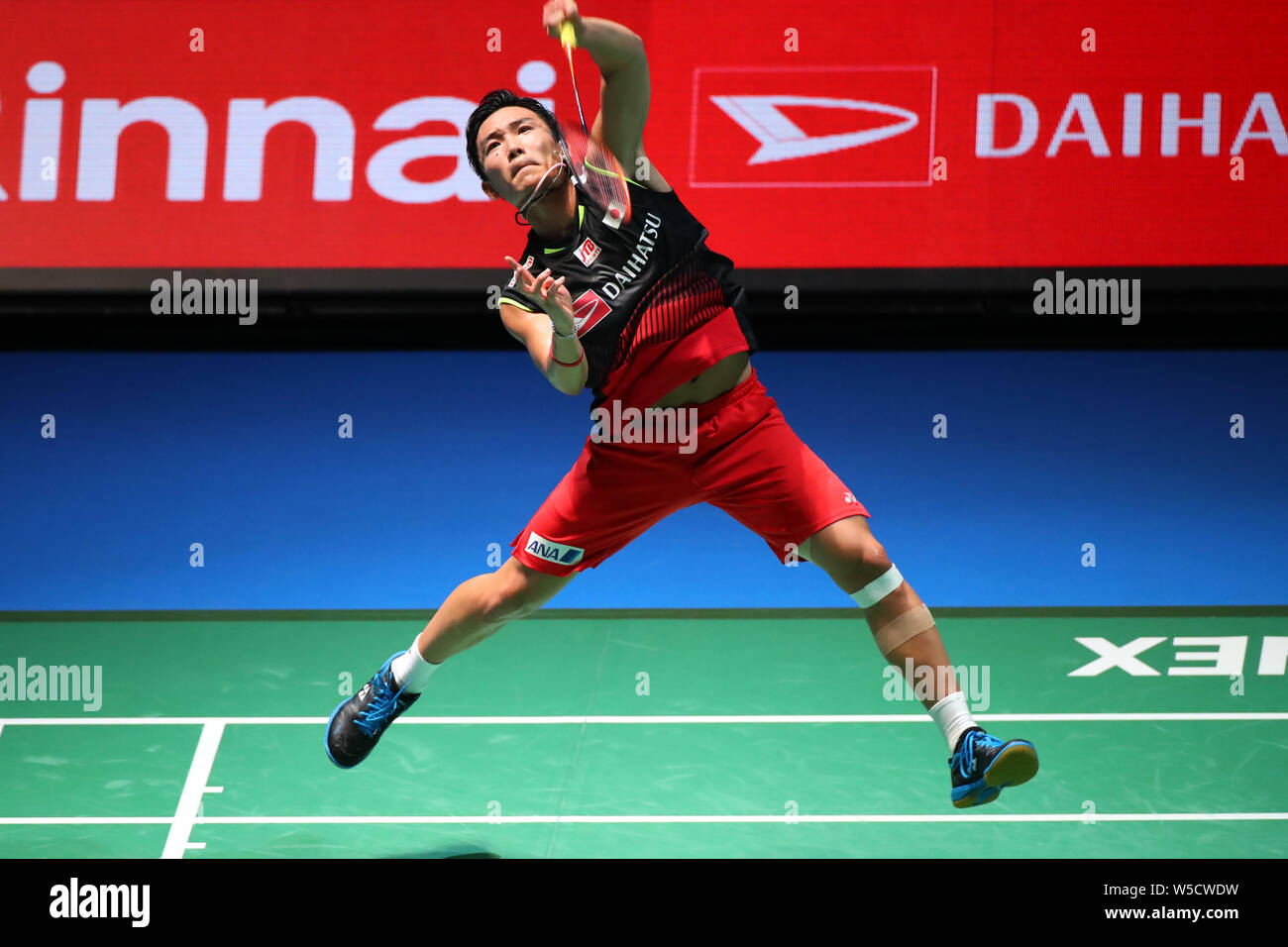 Tokyo, Japan. 28th July, 2019. Kento Momota (JPN) Badminton : Daihatsu Yonex Japan Open 2019 Men ...