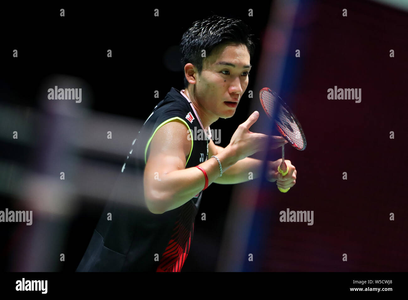 Tokyo, Japan. 28th July, 2019. Kento Momota (JPN) Badminton : Daihatsu Yonex Japan Open 2019 Men ...
