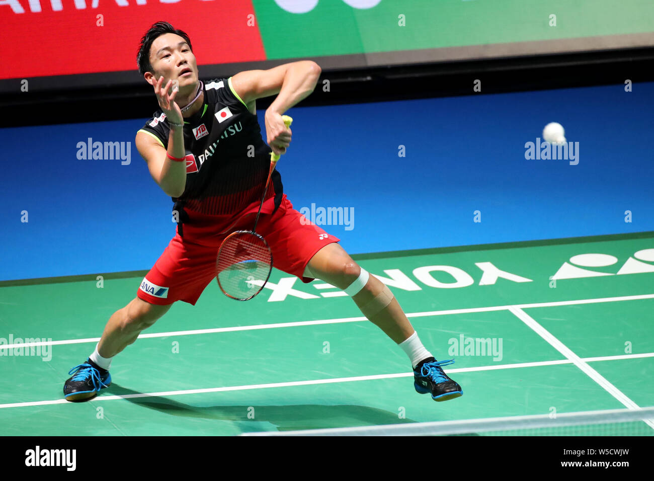 Tokyo, Japan. 28th July, 2019. Kento Momota (JPN) Badminton : Daihatsu Yonex Japan Open 2019 Men ...