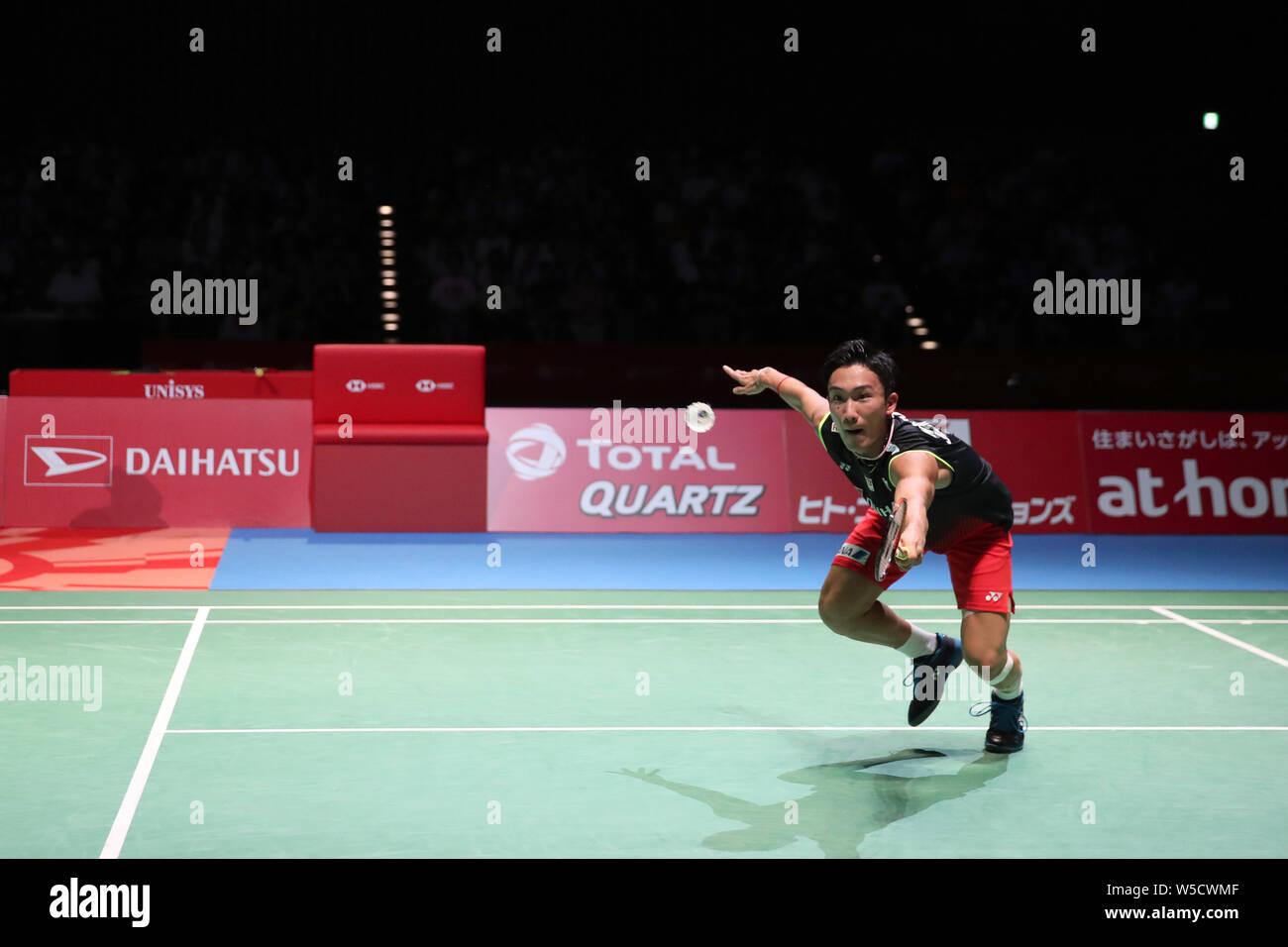 Tokyo, Japan. 28th July, 2019. Kento Momota (JPN) Badminton : Daihatsu Yonex Japan Open 2019 Men ...