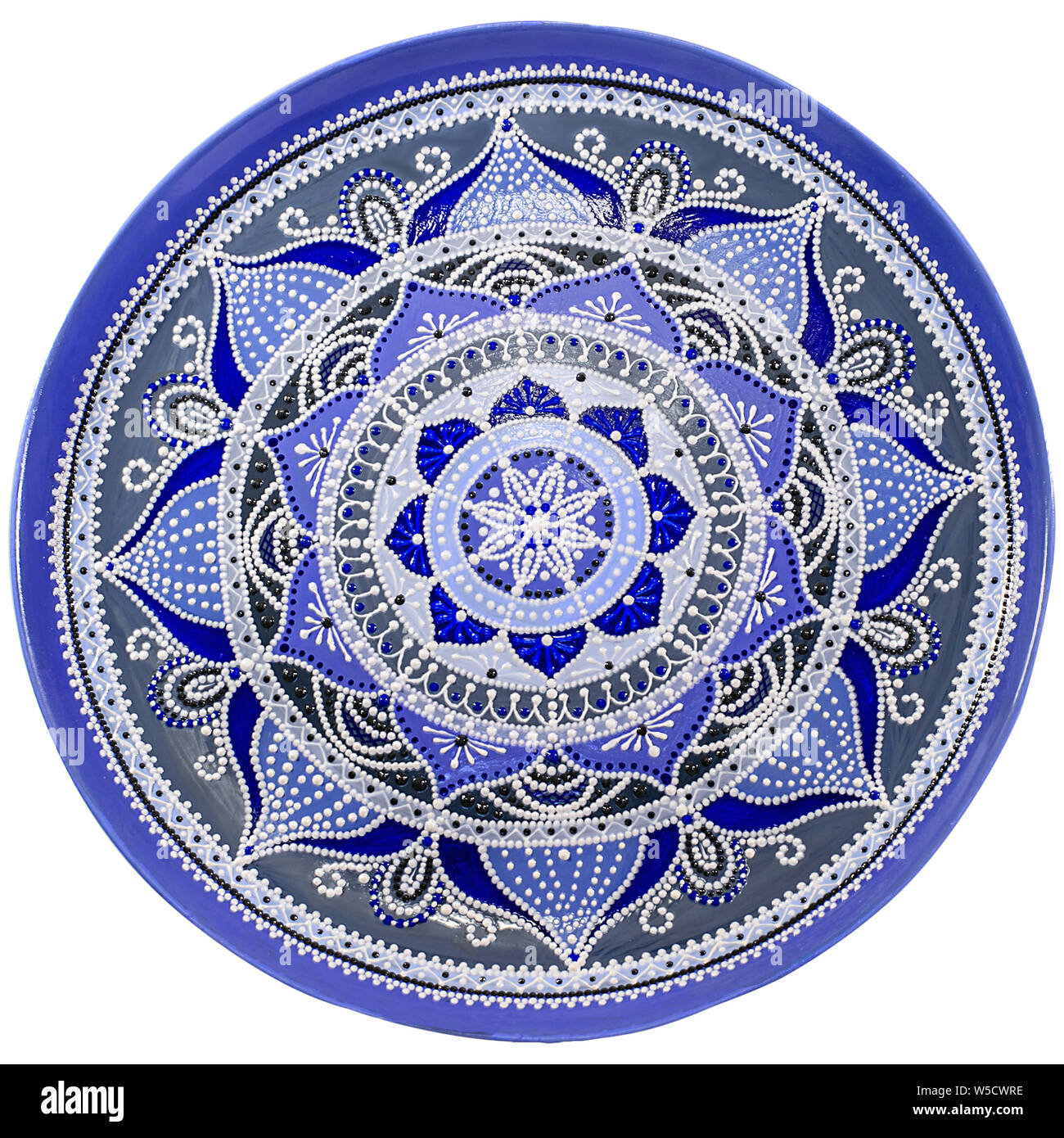 Mandala pattern round abstract Cut Out Stock Images & Pictures - Alamy