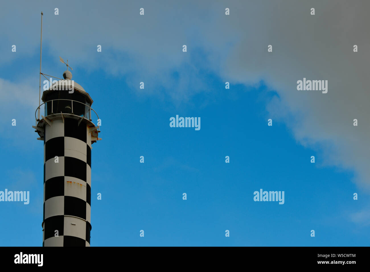 Bunbury Lighthouse at Night with Stars and Moon Sky Western Australia ...