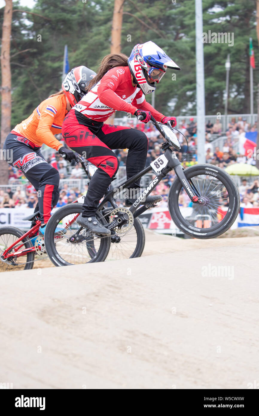 Zolder, Belgium. 27th July, 2019. Sae Hatakeyama(F) compete the 2019 ...