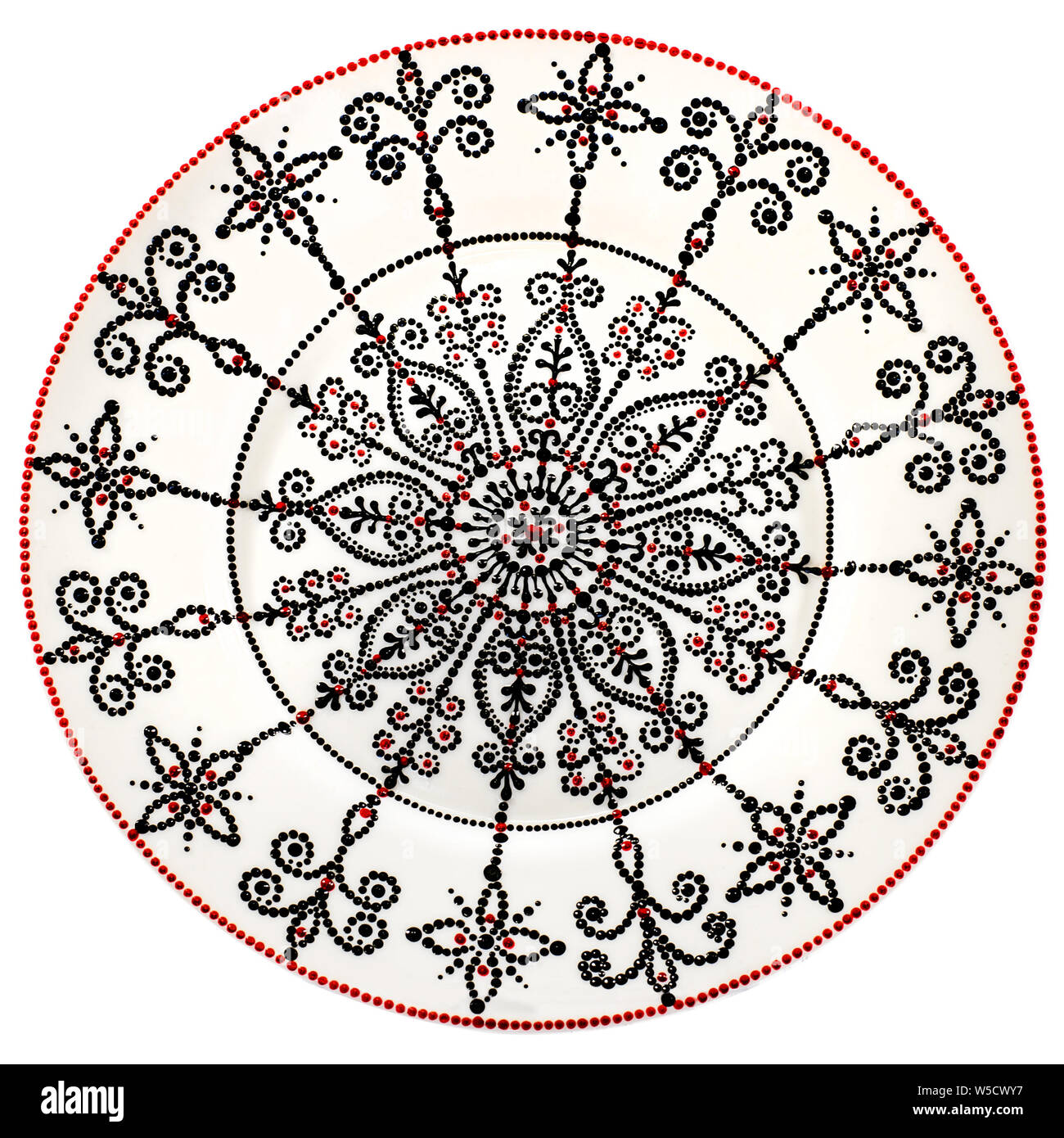 Mandala pattern round abstract Cut Out Stock Images & Pictures - Alamy