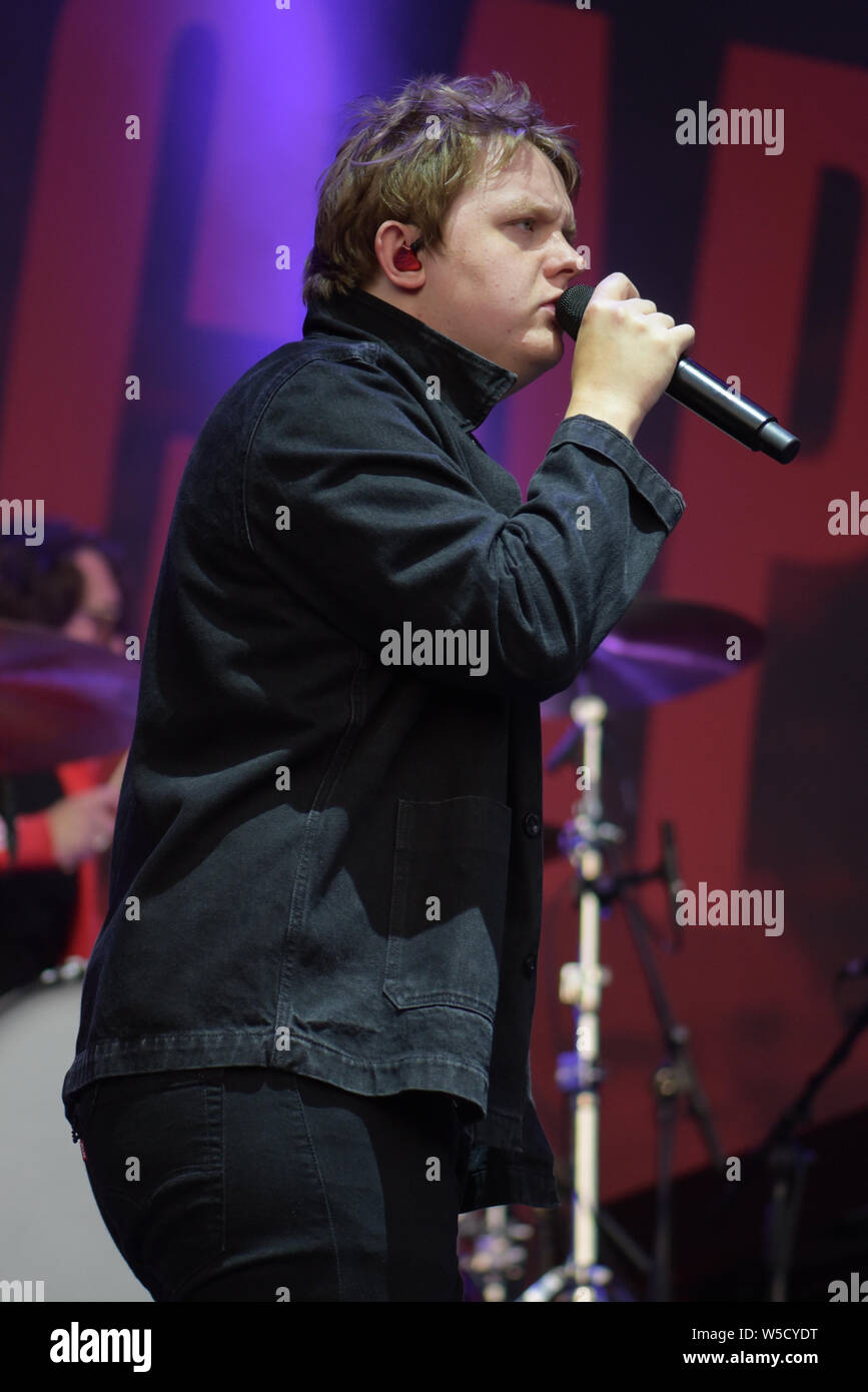Lewis Capaldi - Camp Bestival 2019 Stock Photo - Alamy