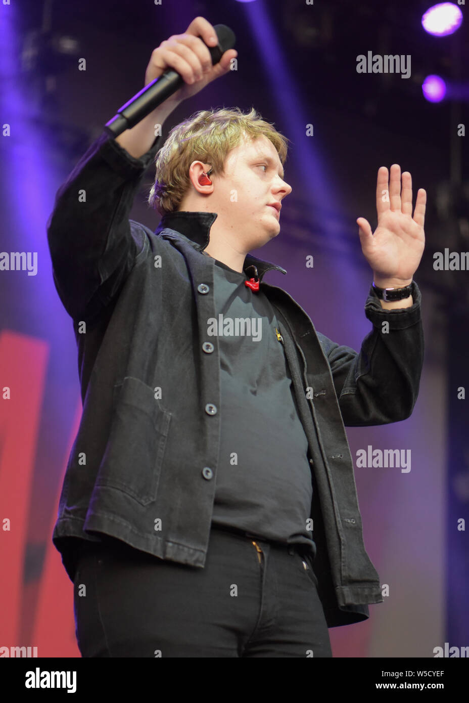 Lewis Capaldi - Camp Bestival 2019 Stock Photo - Alamy
