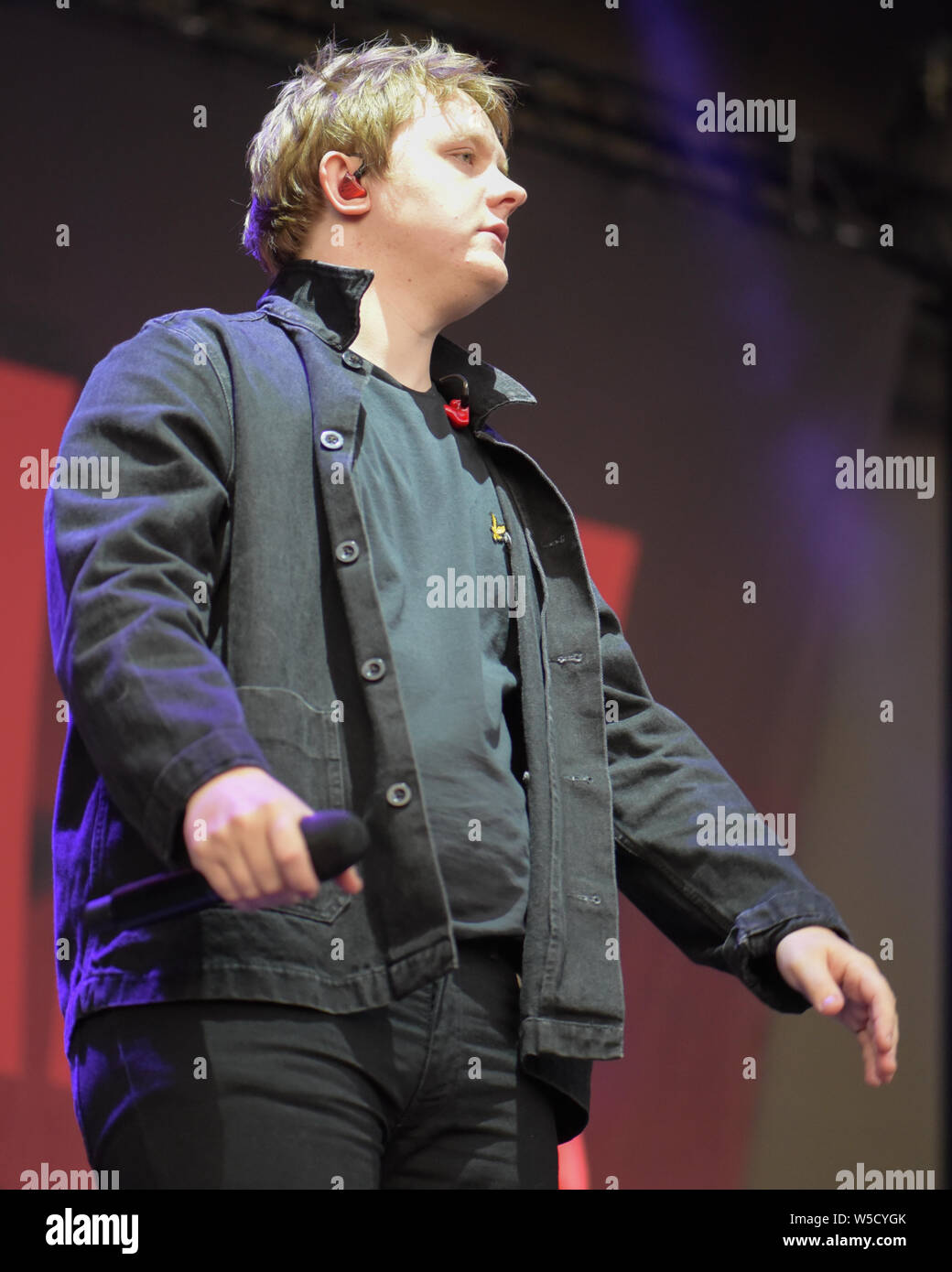 Lewis Capaldi - Camp Bestival 2019 Stock Photo - Alamy