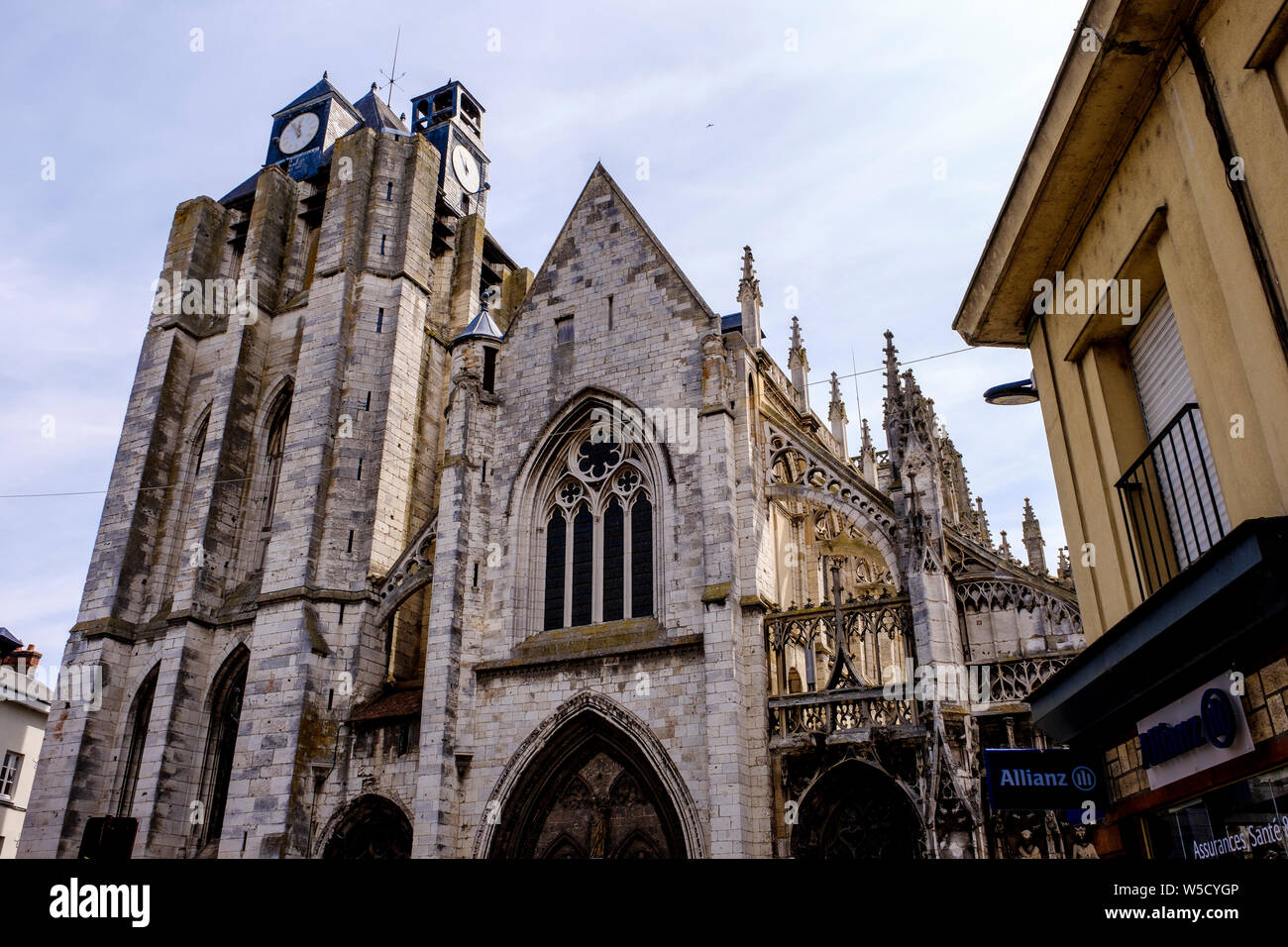 The Church of Notre-Dame de Louviers, Normandy, France Stock Photo - Alamy