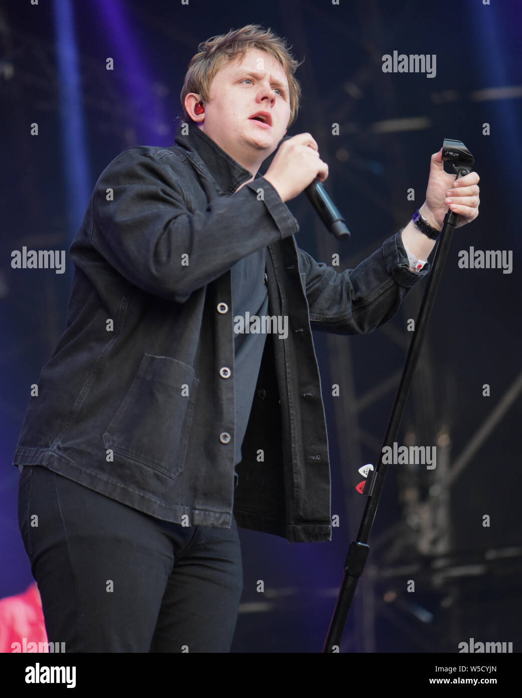 Lewis Capaldi - Camp Bestival 2019 Stock Photo - Alamy
