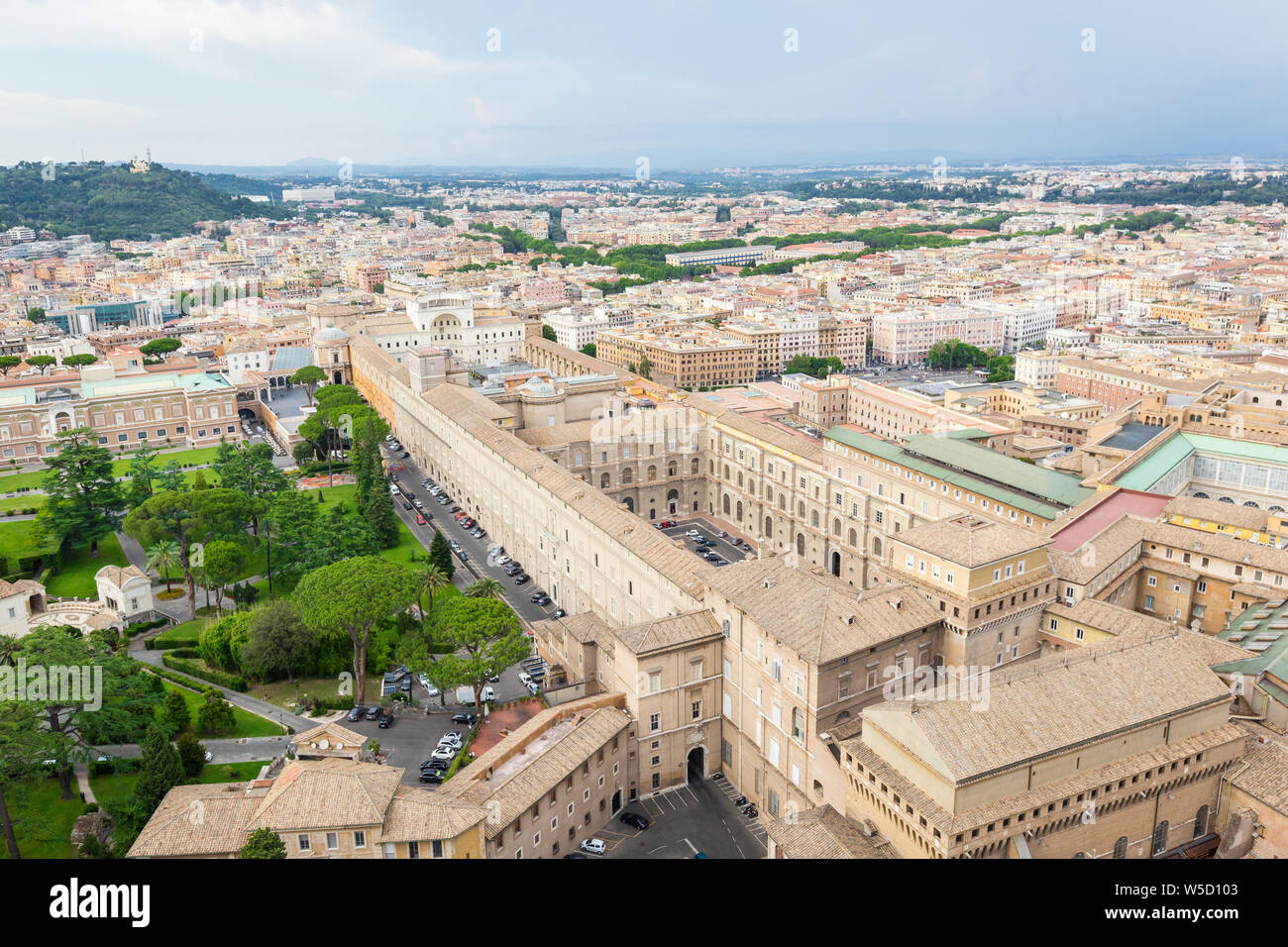 Vatican museums aerial view hi-res stock photography and images - Alamy