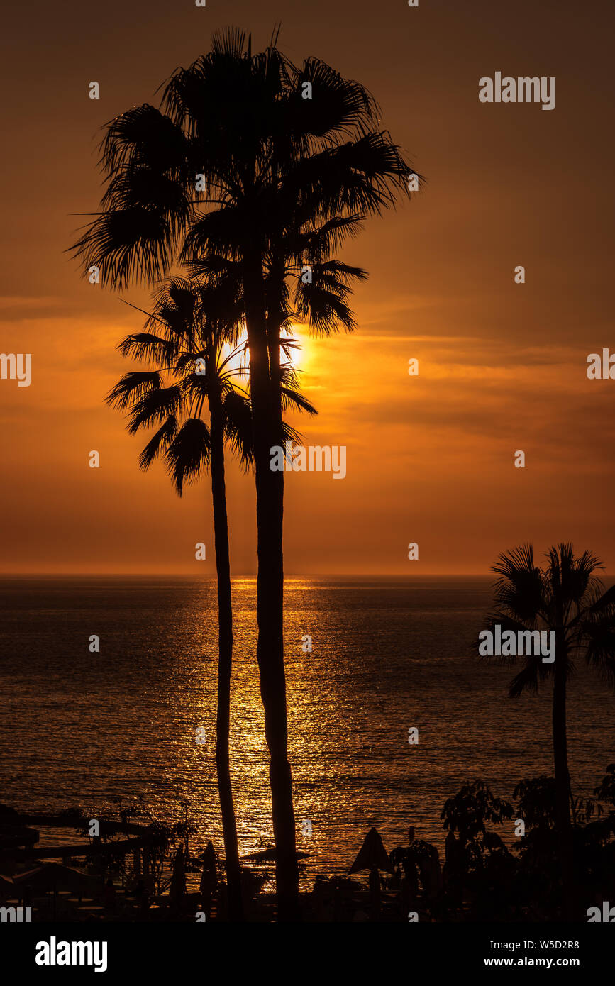 Sunset costa adeje hi-res stock photography and images - Alamy