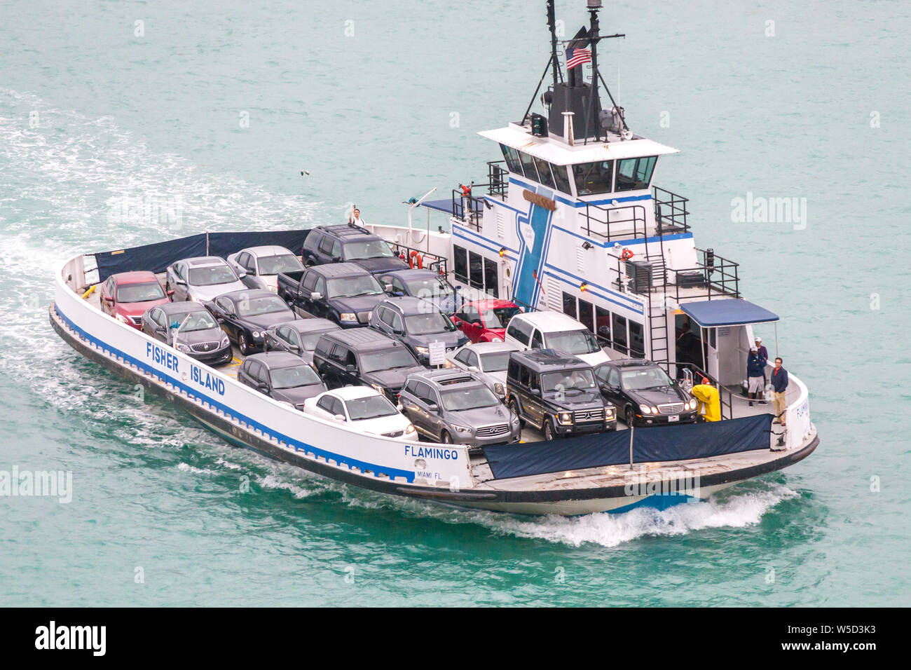Fisher island ferry hi-res stock photography and images - Alamy