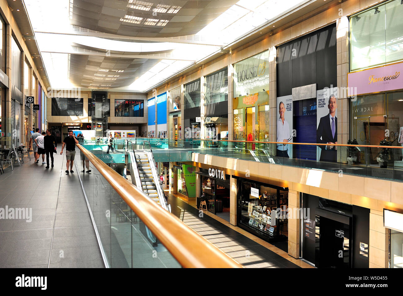 Interior of the Metquarter building on Victoria Street,Liverpool Stock ...