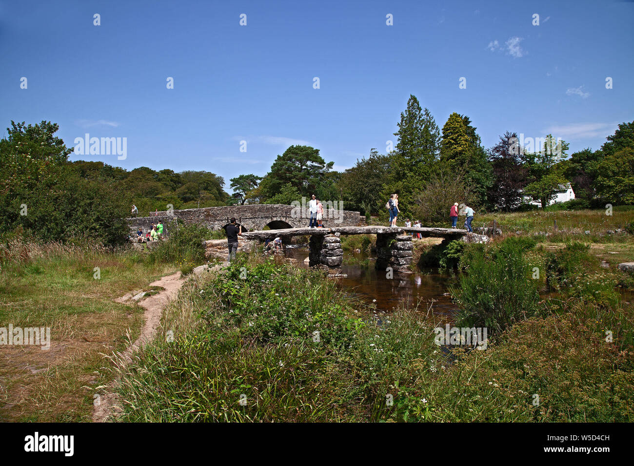 13th century clapper bridge hi-res stock photography and images - Alamy
