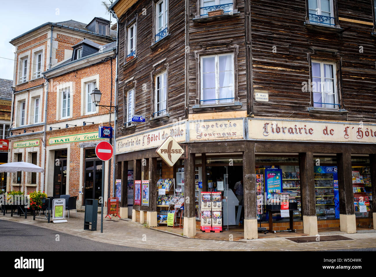 The town of Bernay in Normandy, France Stock Photo - Alamy